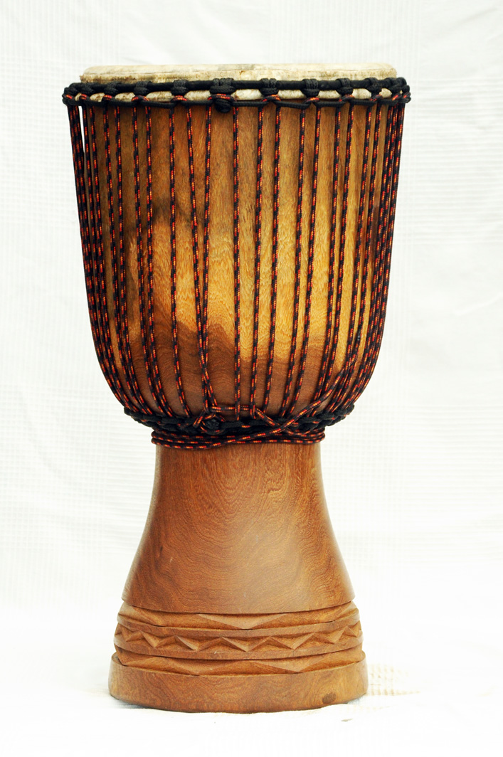 Profi Djembe kaufen - Große Buschmango Djembe Trommel aus Mali