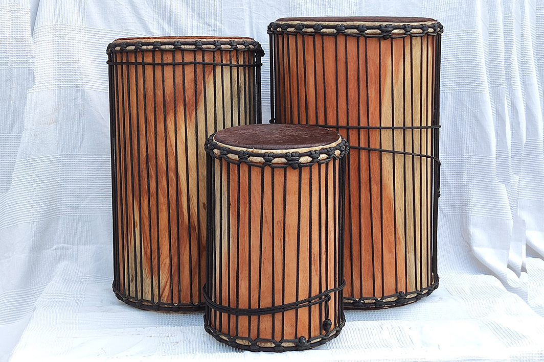 Lenke Dunun Basstrommelset aus Mali