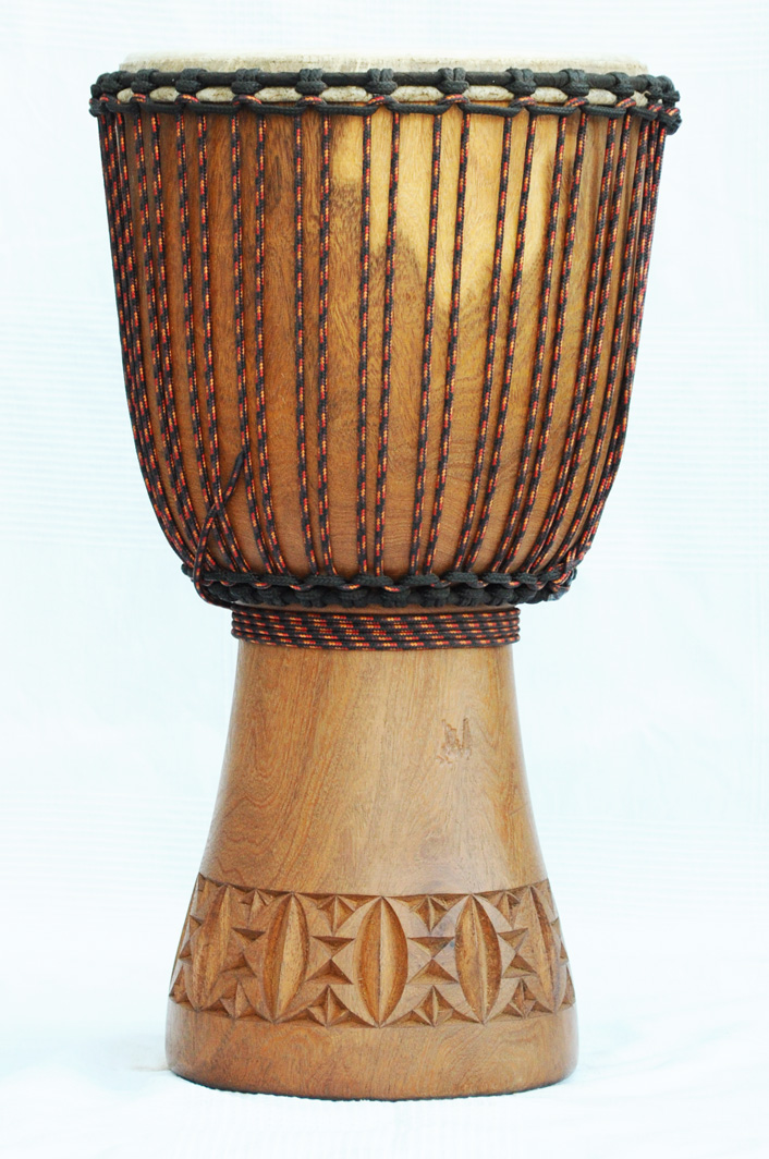 Profi Djembe kaufen - Große Buschmango Djembe Trommel aus Mali
