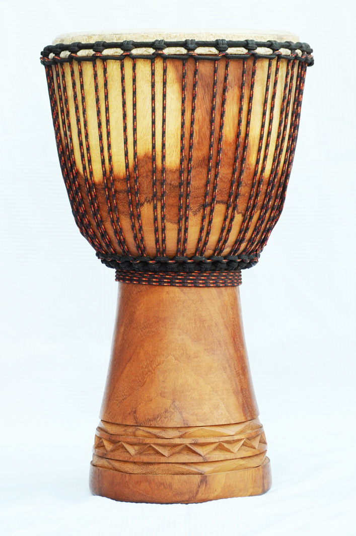 Profi Djembe aus Mali - Große Lenke Djembe Trommel aus Mali