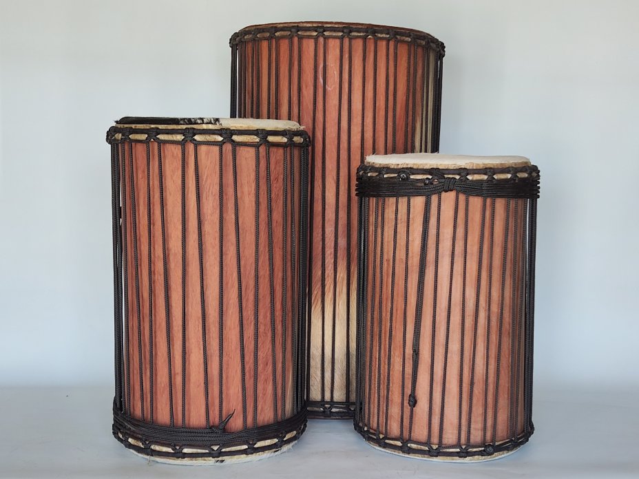 Lenke Dunun Basstrommelset aus Mali