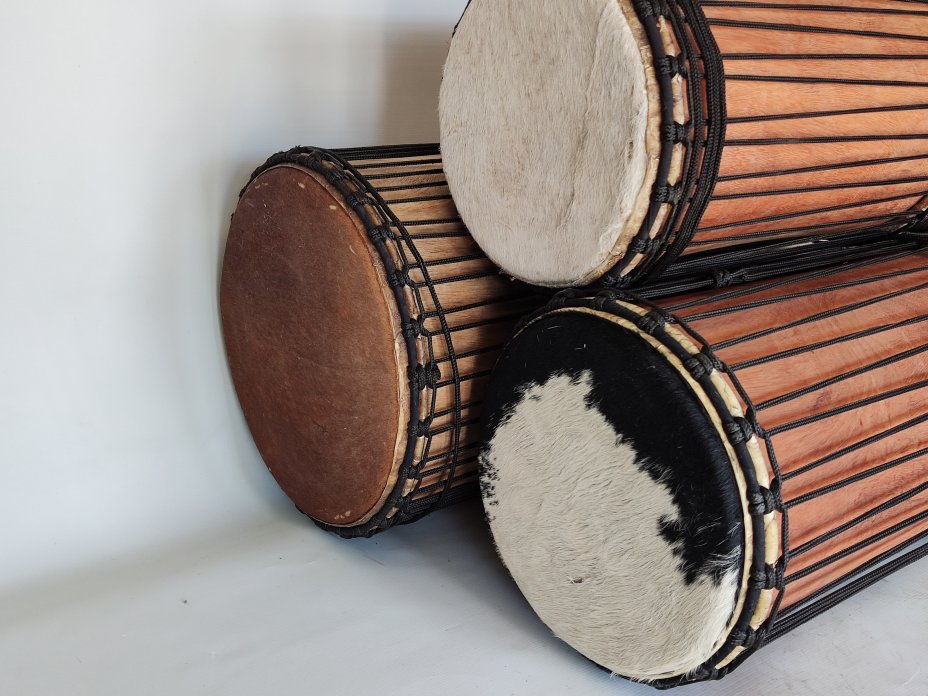 Lenke Dunun Basstrommelset aus Mali